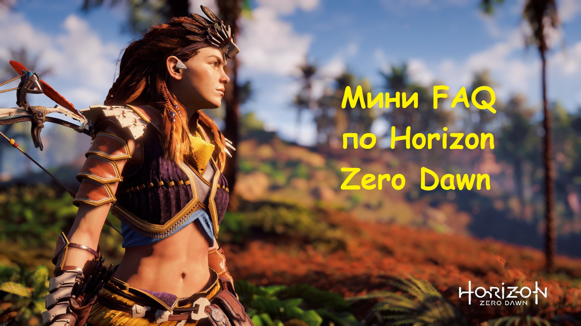 Мини FAQ по Horizon Zero Dawn