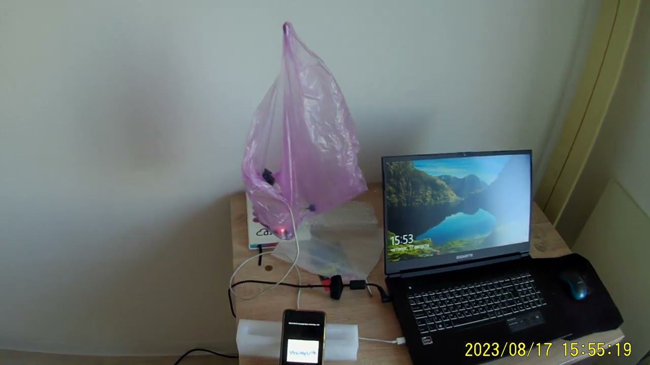 Проверка сигнализатора поклëвки дома.