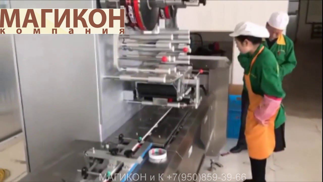 Автоматическая линия упаковки конфет
