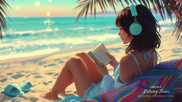 Lofi Beach Sunset Relaxing Beats for a Serene Evening