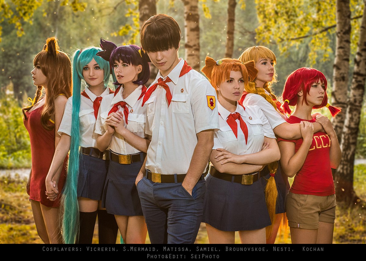 Дети Рабочих - live action трейлер визуальной новеллы Бесконечное лето.mp4