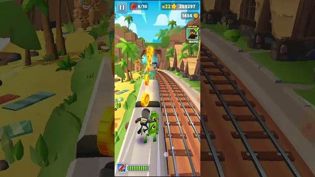 Subway Surf. Катаемся на крутых скейтах зарабатываем монеты ГАВАЙИ.(ч.2)