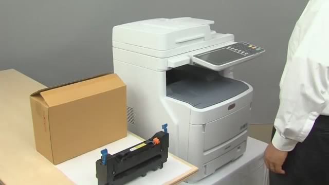 MC700 серия Как заменить термоблок на серии OKI MC760, MC770