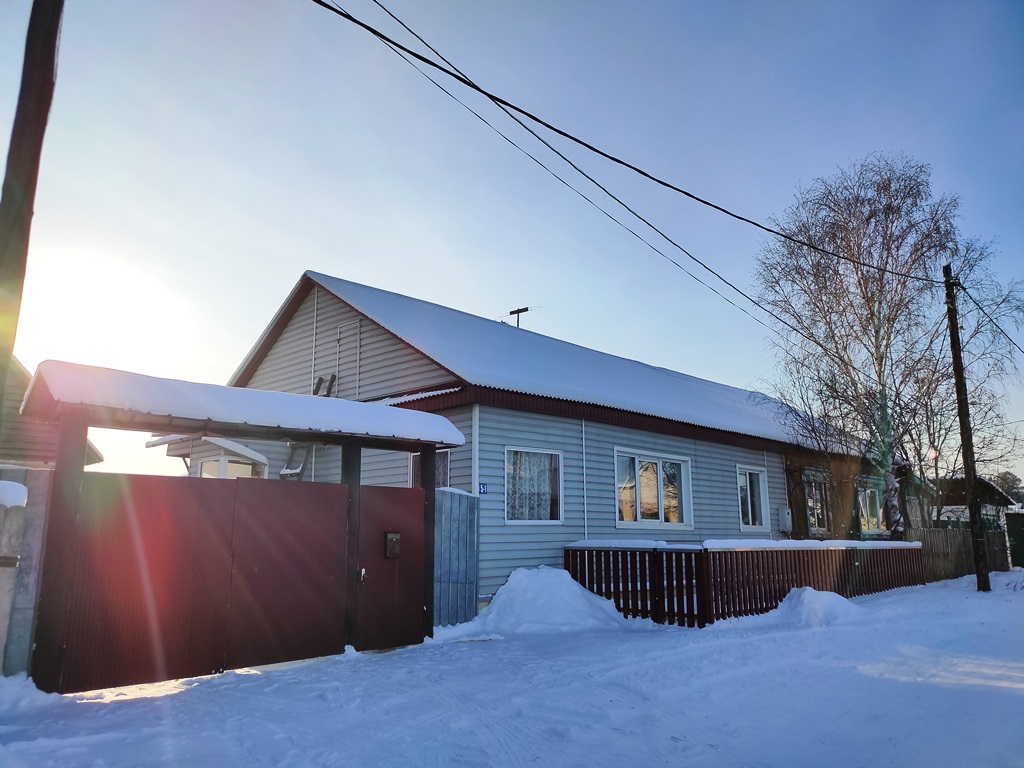 благоустроенный дом в Сосновке Иркутской области
