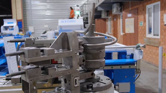 Гибка спирали. Автоматический трубогиб STARK CNC 63.