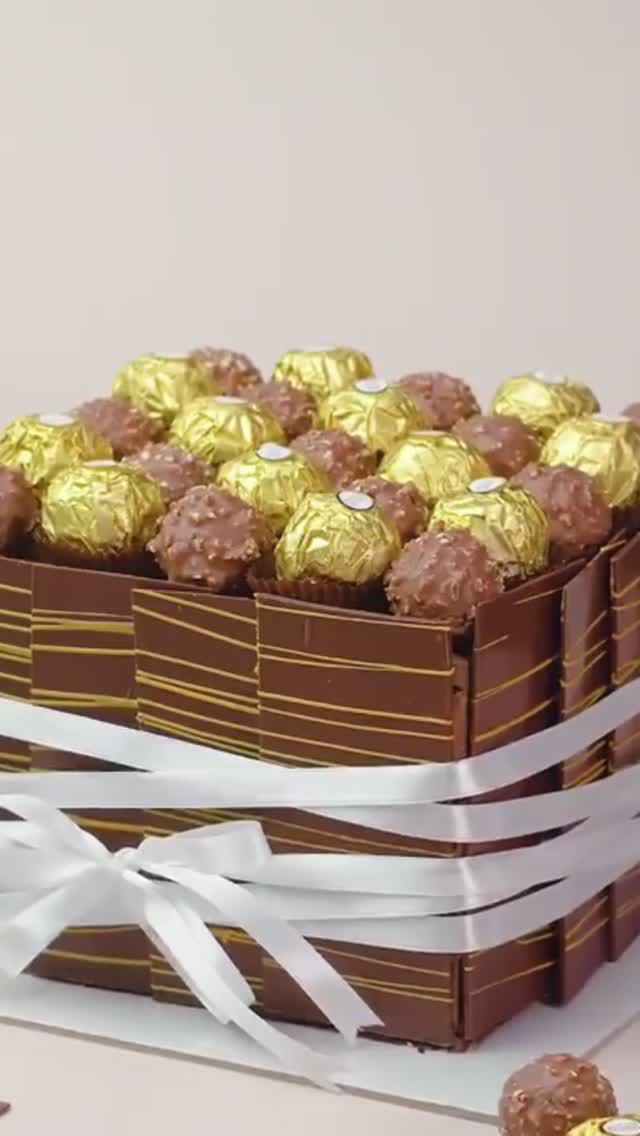 Шоколадный кейк на день рождения