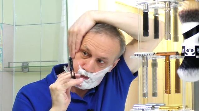 Тестовое бритьё опасной бритвой. Любимые предметы Yaqi, Soap Alli