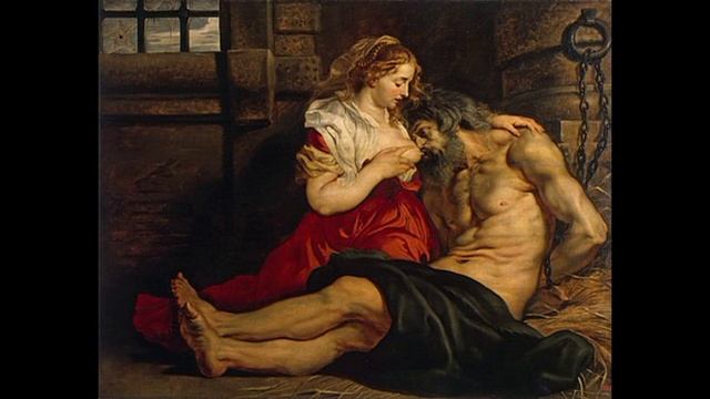 Отцелюбие римлянки. Рубенс. Новый эрмитаж. Санкт-Петербург.