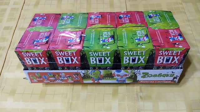 Открываем Свит Боксы Зомбаки №1. Opening Sweet Boxes Zombies №1.