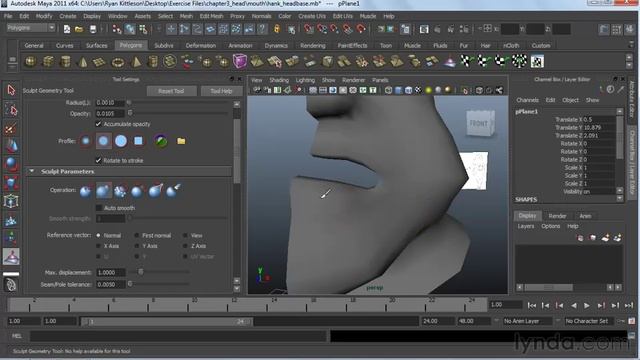 0303 Refining the mouth.avi