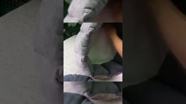 Круглая лежанка для домашних питомцев