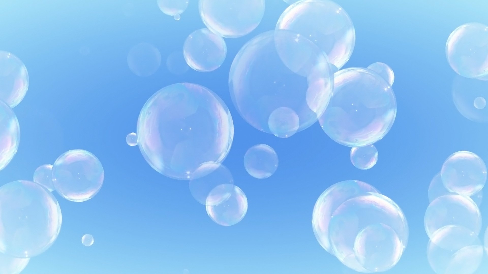 Голубой фон мыльные пузыри - футаж для видео монтажа. Бесплатные футажи для монтажа