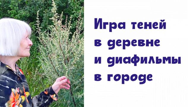 Игра теней в деревне и диафильмы в городе