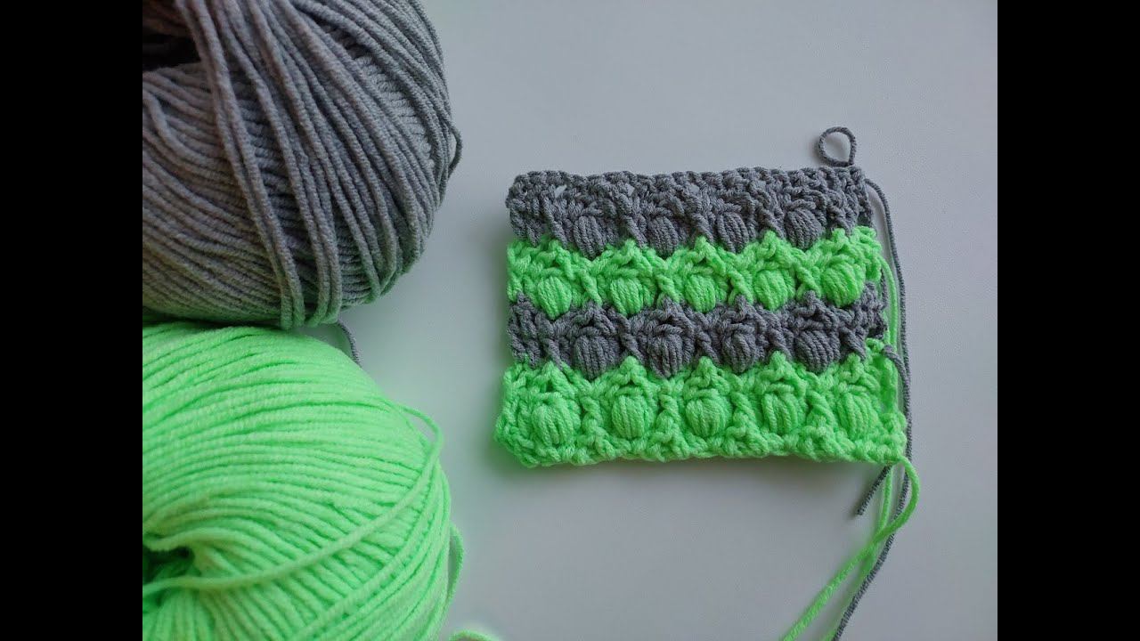 КРАСОТА из ПЫШНЫХ СТОЛБИКОВ! Крючок для НАЧИНАЮЩИХ. Урок 113.