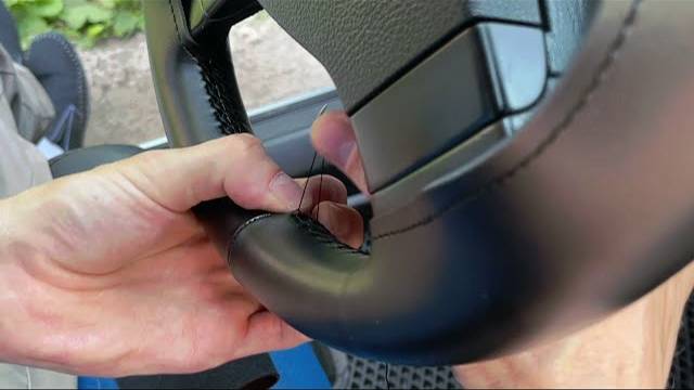 Установка оплетки на руль Volkswagen Golf