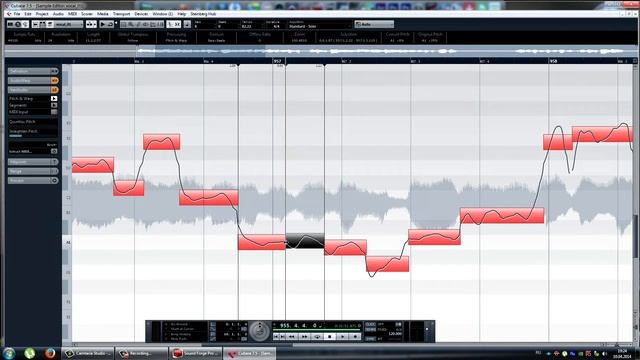 CUBASE - 5 серия - редактор аудио.