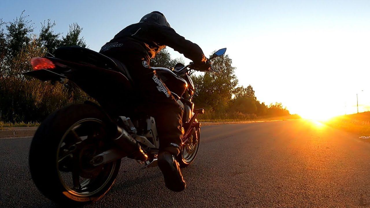 200+КМ/Ч в красивый ЗАКАТ, звук прямотока