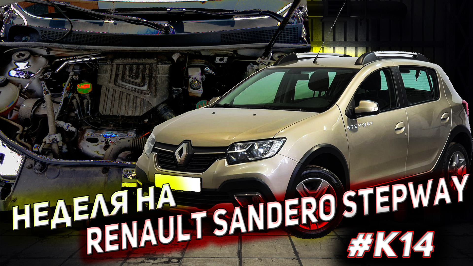 НЕДЕЛЯ на Renault Sandero. ЛЕГКОЕ ТЕХОБСЛУЖИВАНИЕ на 19к | Первые покатушки с сестрой