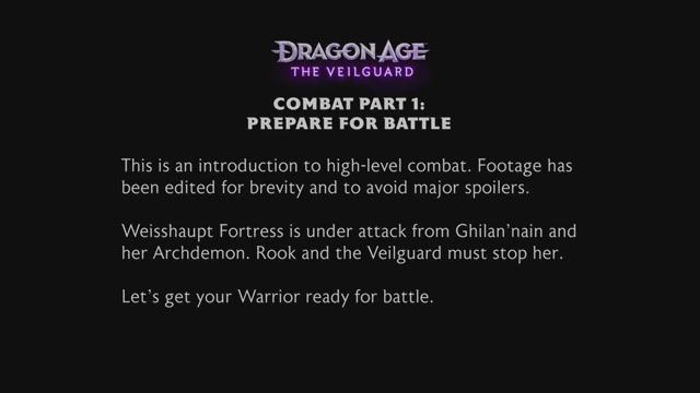 Dragon Age: The Veilguard 10 минут геймплея за воина