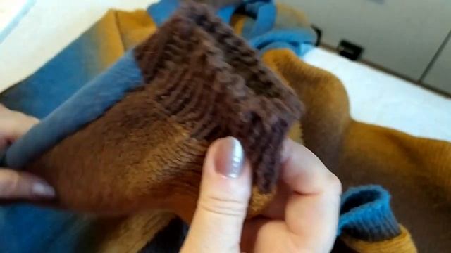 Кофта регланом поперечного вязания . Экспресс МК.