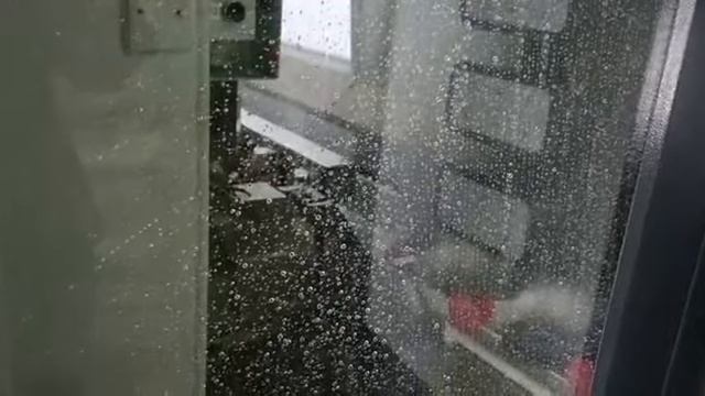 Вертикальный центр Intermac Vertmax, обработка заготовки 1000x1000x6 мм за 2 минуты и 25 секунд