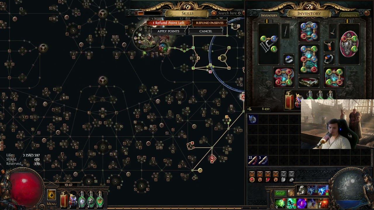 Path of Exile 3.25. 2 день Warden Lightning Strike прогрессия билда+ Showcase