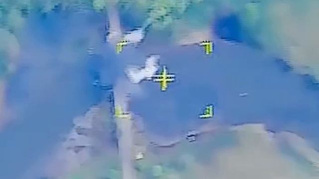 Удар управляемым снарядом по мосту через реку Снов в Черниговской области/Strike at the bridge