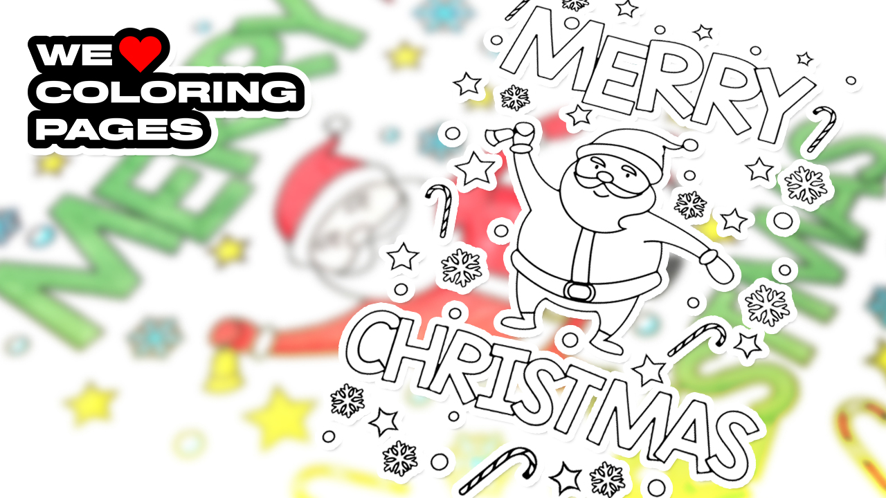 #73 Счастливого Рождества Раскраска | МЫ ❤️ РАСКРАСКИ