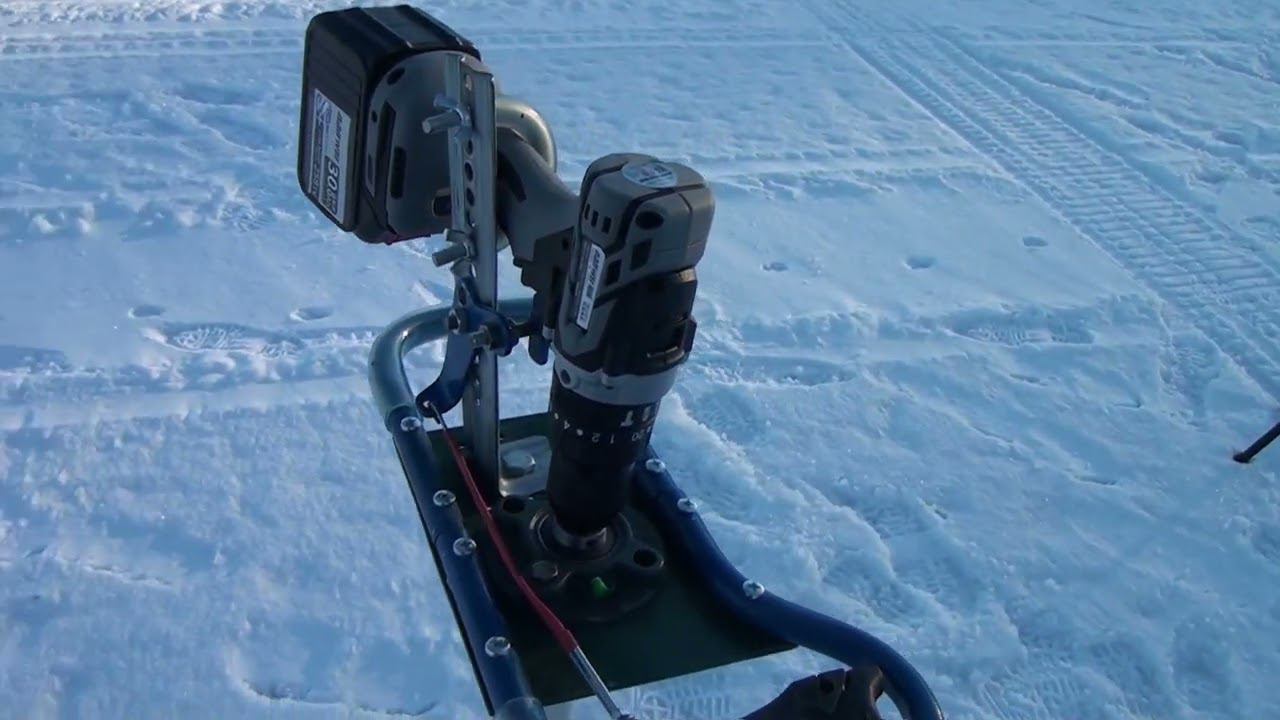 Адаптер шуруповерт ледобур