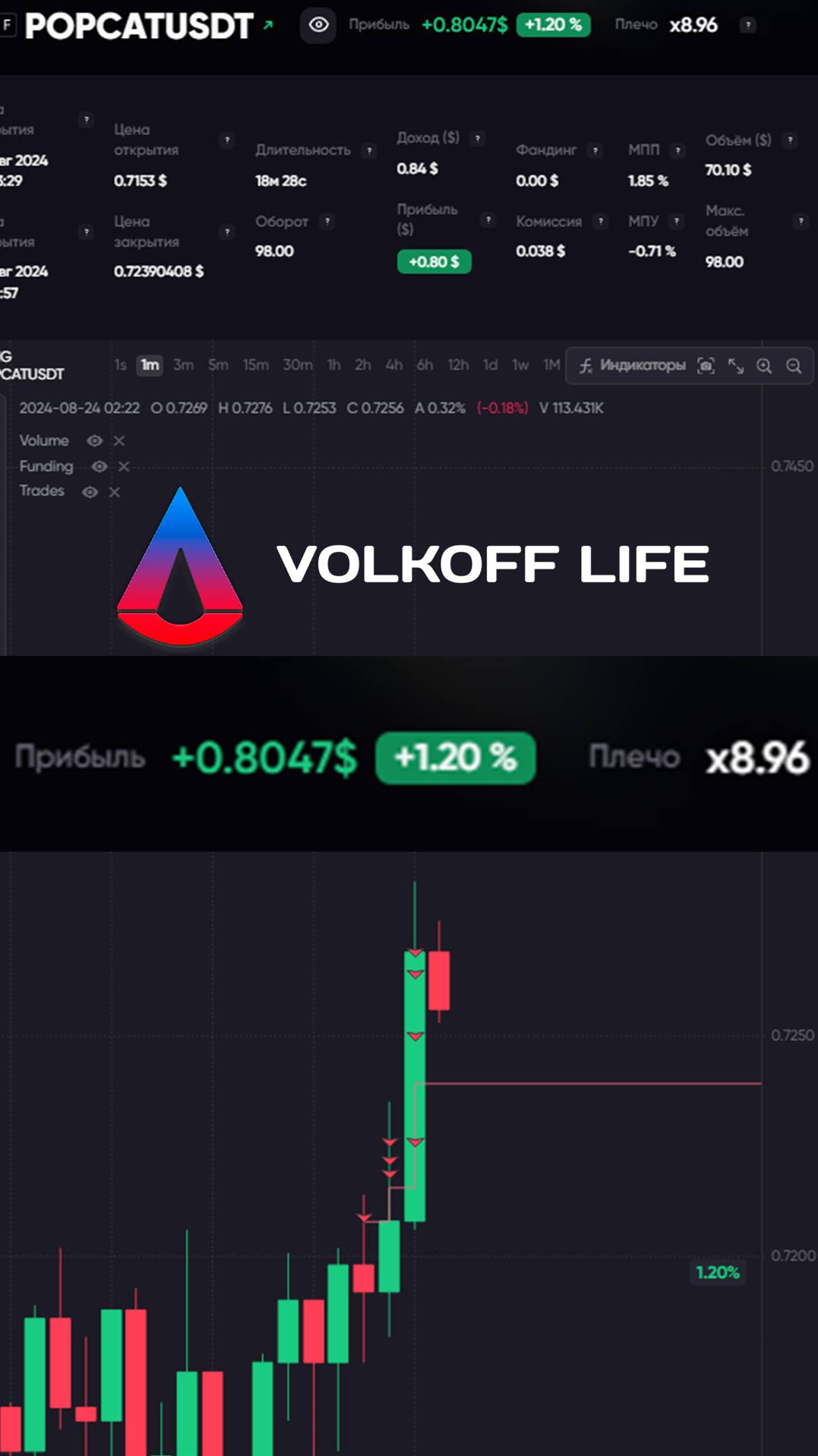 Скальперская сделка криптовалюты  #скальпинг #скальпингкриптовалюты #криптовалюта
