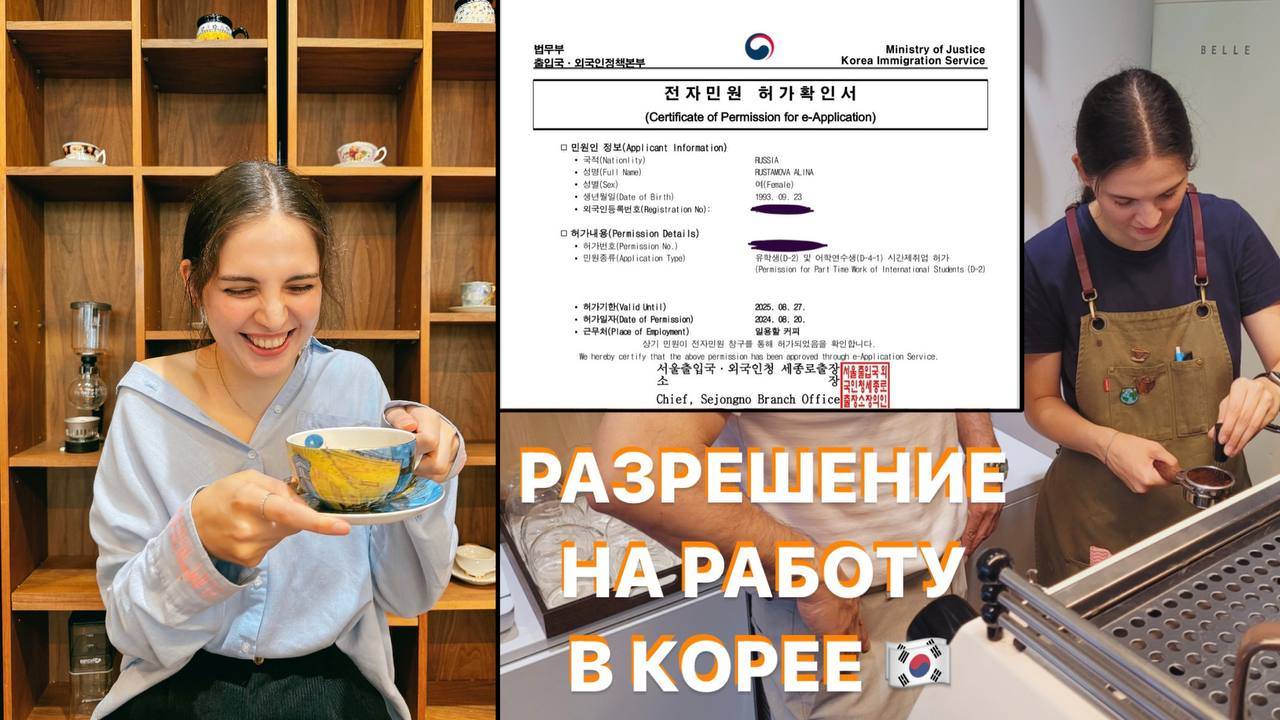 Korea Vlog | Получение разрешения на работу в Корее