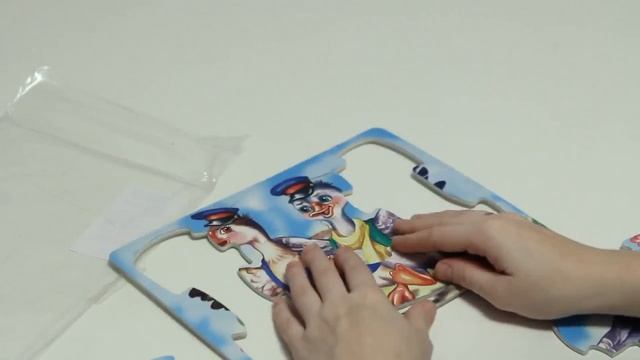 Мягкий пазл "Гусята", компания "Ракета"