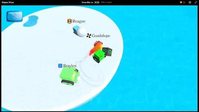 Снежная битва!!! Битва роботов на льду!