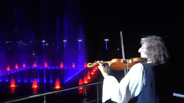 Скрипач-виртуоз Вардан Маркос - фрагмент юбилейного концерта (санаторий Пирогова, Саки)