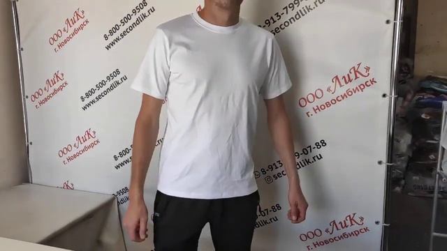 Лот 561 Сток ПОСЛЕДНИЕ Белоснежные футболки размер XS до размера М Хлопок 1780 руб_кг 16ед 3,1кг