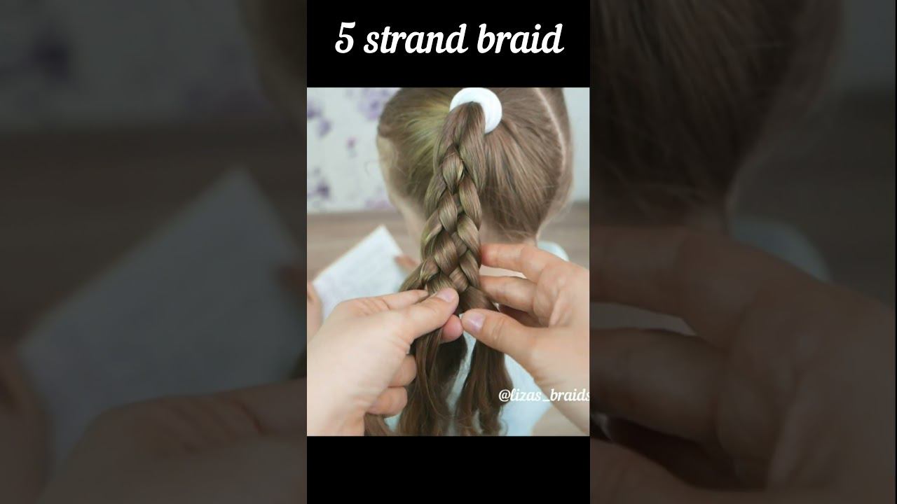 5strand braid - easy way! Try! #5strandbraid #beautifulbraid #perfectbraid #hairstyle #superbraid