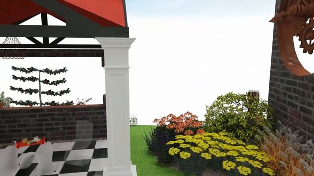 Ландшафтный дизайн для Алисы.