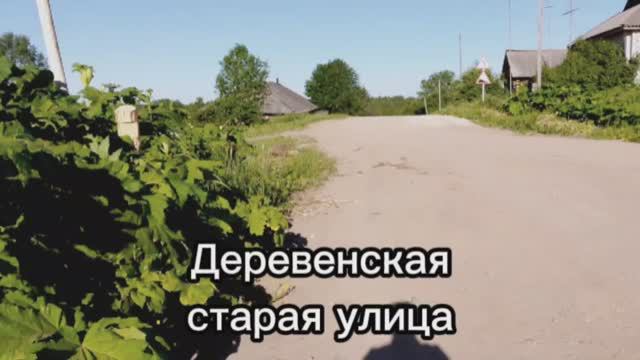 Деревенская старая улица.mp4