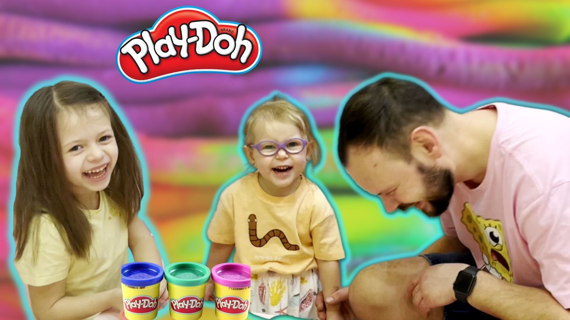 Лепим из пластилина с Кира и Ника Шоу