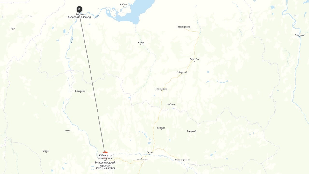 MSFS 2020 // Вся Россия 09/90. Ханты-Мансийск (USHH) - Салехард (USDD).