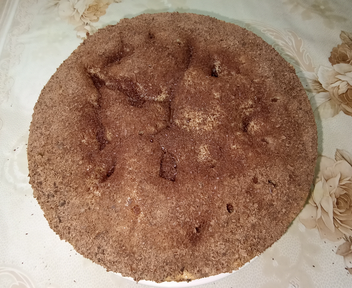 Пирог в мультиварке с вареньем и яблоком. Рецепт выпечки.