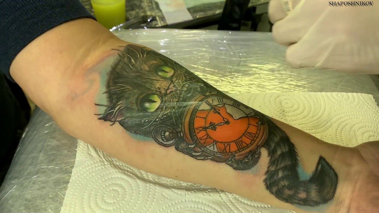 Сказочная тату "Чеширский кот" #тату колпино