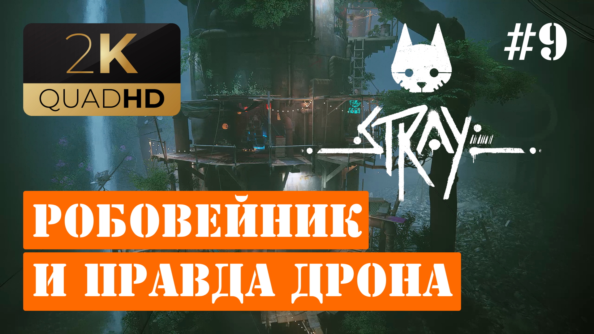 РОБОВЕЙНИК И ПРАВДА ДРОНА - Stray #9 (2K, БЕЗ КОММЕНТАРИЕВ)