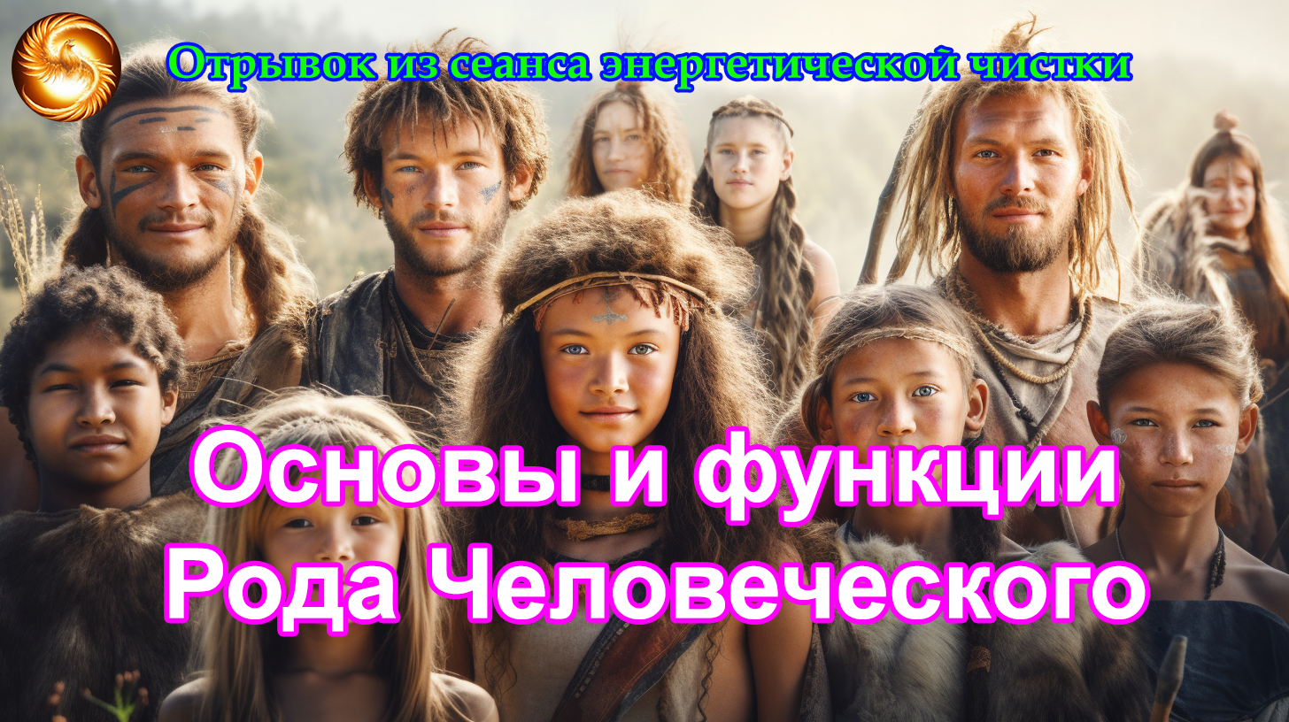 Основы и функции Рода человеческого. Отрывок из сеанса энергетической чистки 02.07.2023.
