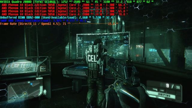 Crysis 3 Phenom 9850 BE + Quadro 2000D.mkv