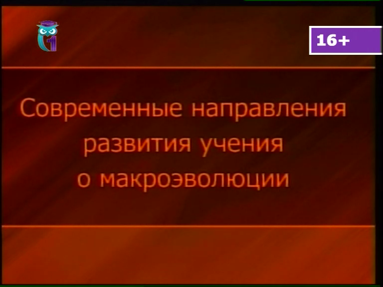 Эволюционное учение. Современные направления развития учения о макроэволюции