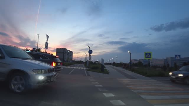 Ухта. Вечерняя Набережная Газовиков.