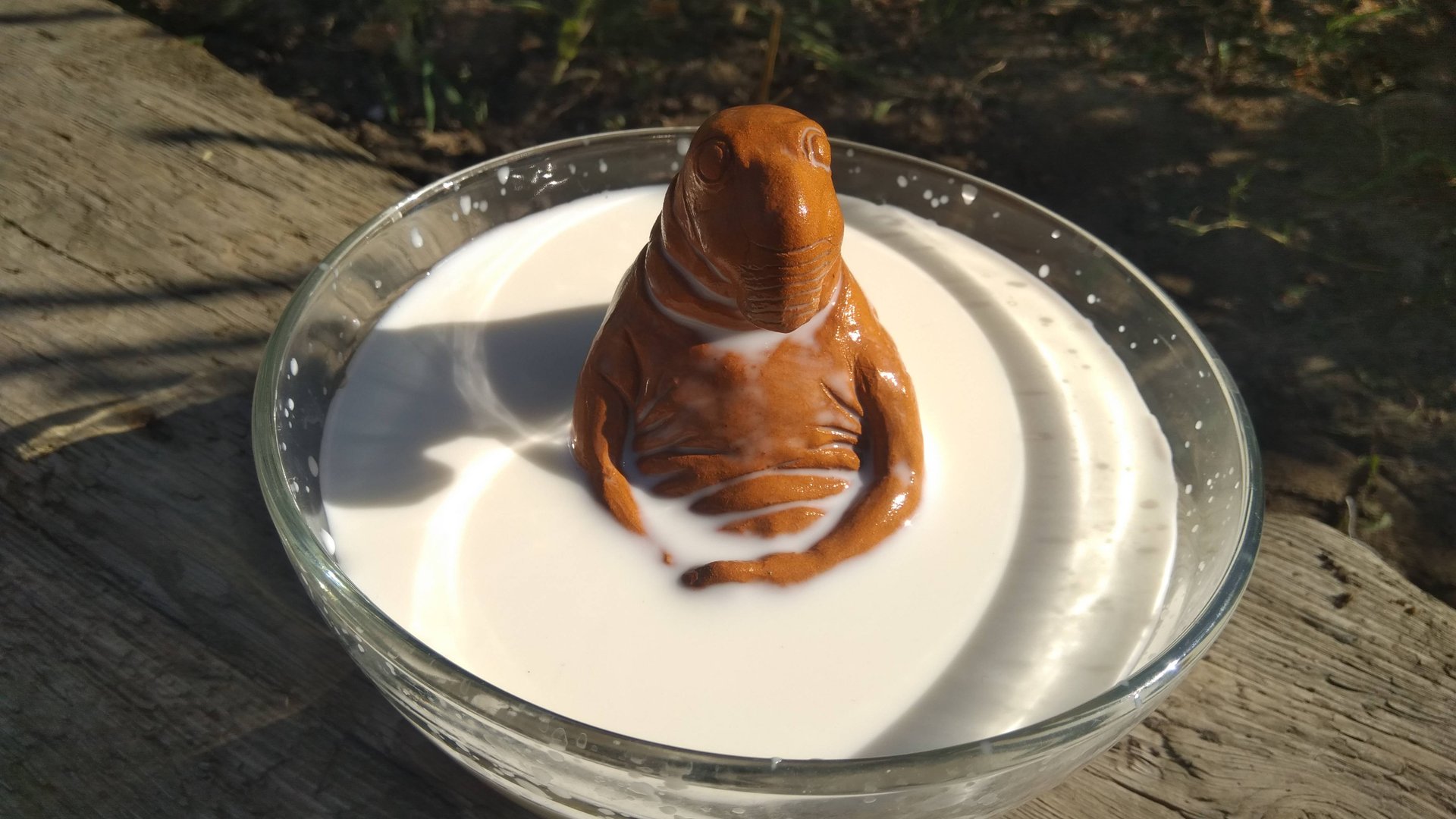 Ждун молочение