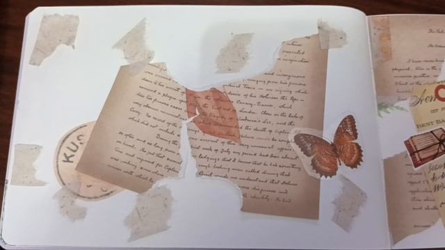 СКРАПБУКИНГ/БАБОЧКИ/ПОРВАННОЕ ПИСЬМО