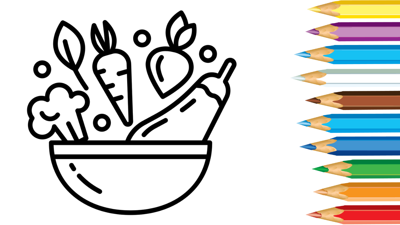 Рисуем Овощную Корзину | Рисование для начинающих художников